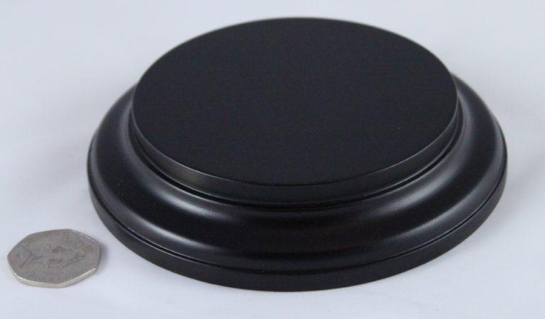 Black Round Base 100mm x 25mm • The Rugged Company